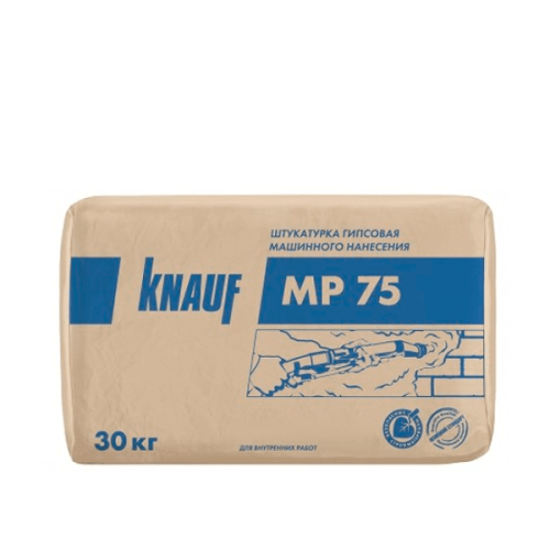 KNAUF MP-75 - ГИПСОВАЯ ШТУКАТУРКА КНАУФ МП-75 (30 КГ) купить в Минске, Дзержинске: цена, фото